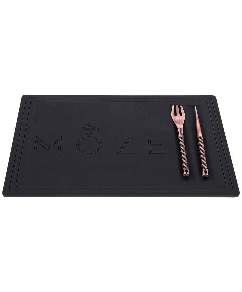 Moze Bowl Packing Mat - Black – The Shisha Shop
