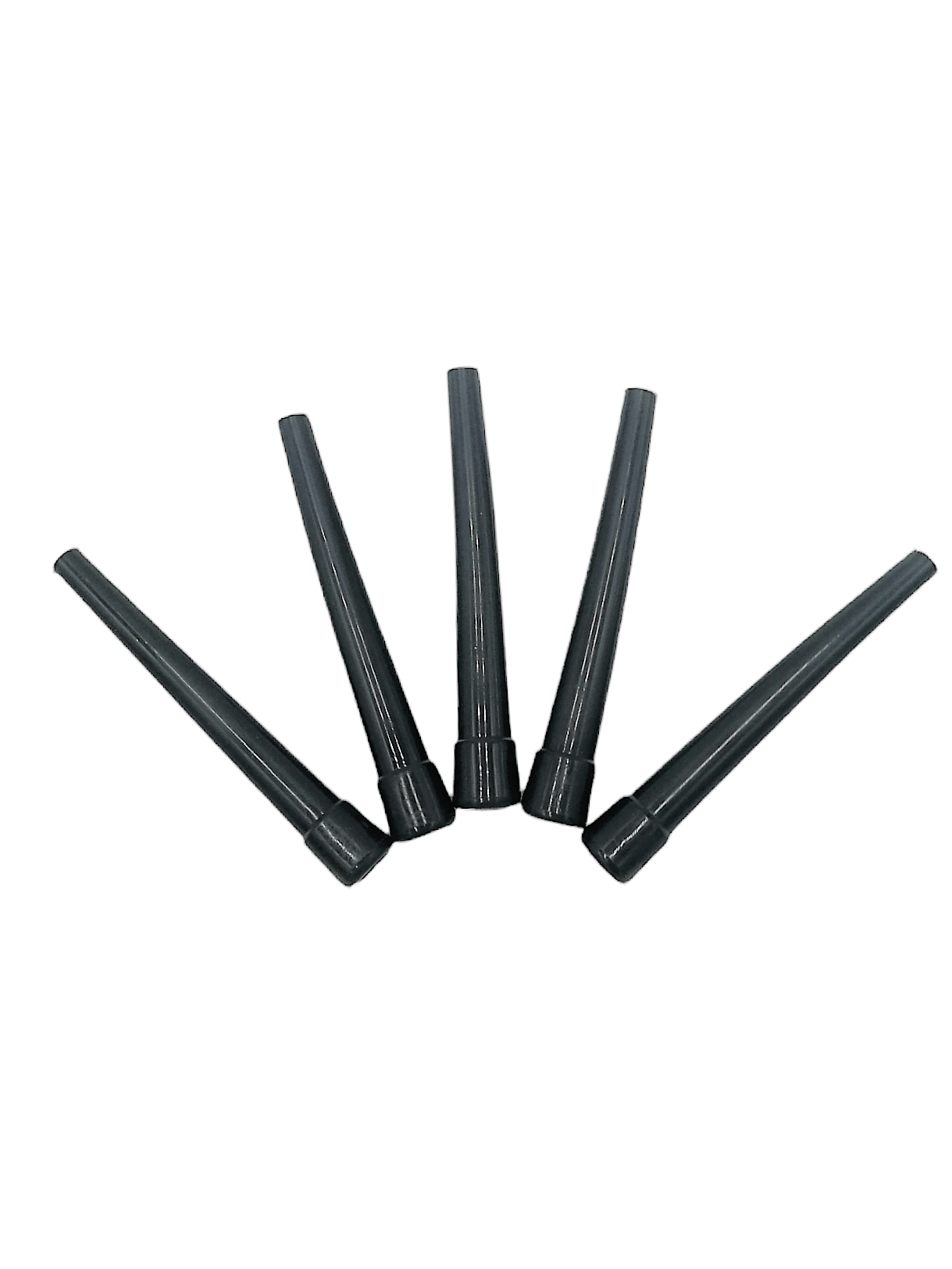 Extra Long Universal Black Hygiene Mouth Tips 8.5cm