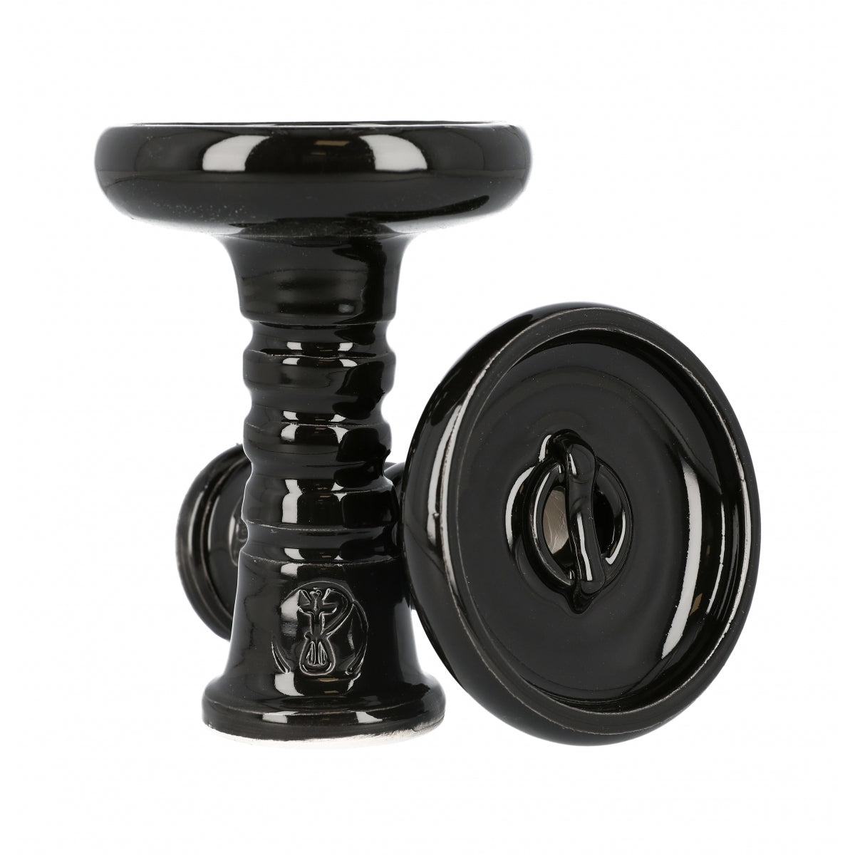 HC Cascade Funnel Black Ceramic Shisha Bowl